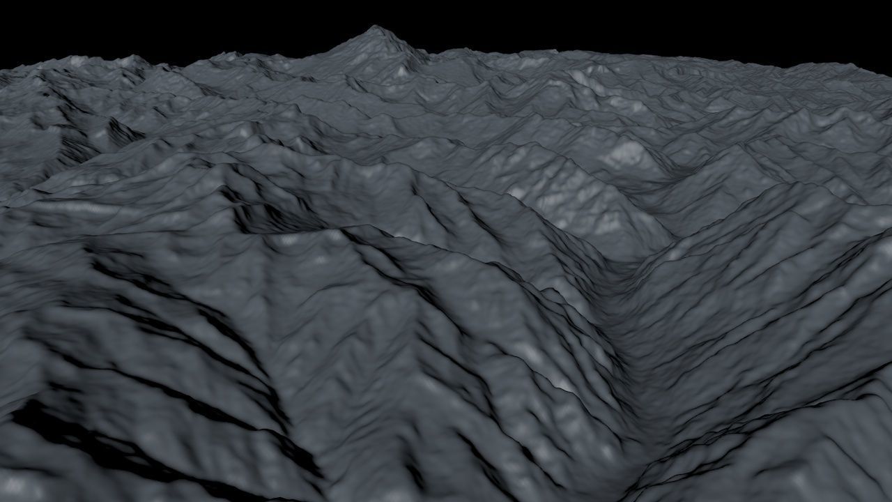 Aconcagua Andes Highest Mountain Peak 3D model | CGTrader