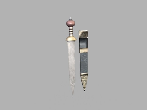 3D Model Roman Sword Gladius free 3D model | CGTrader
