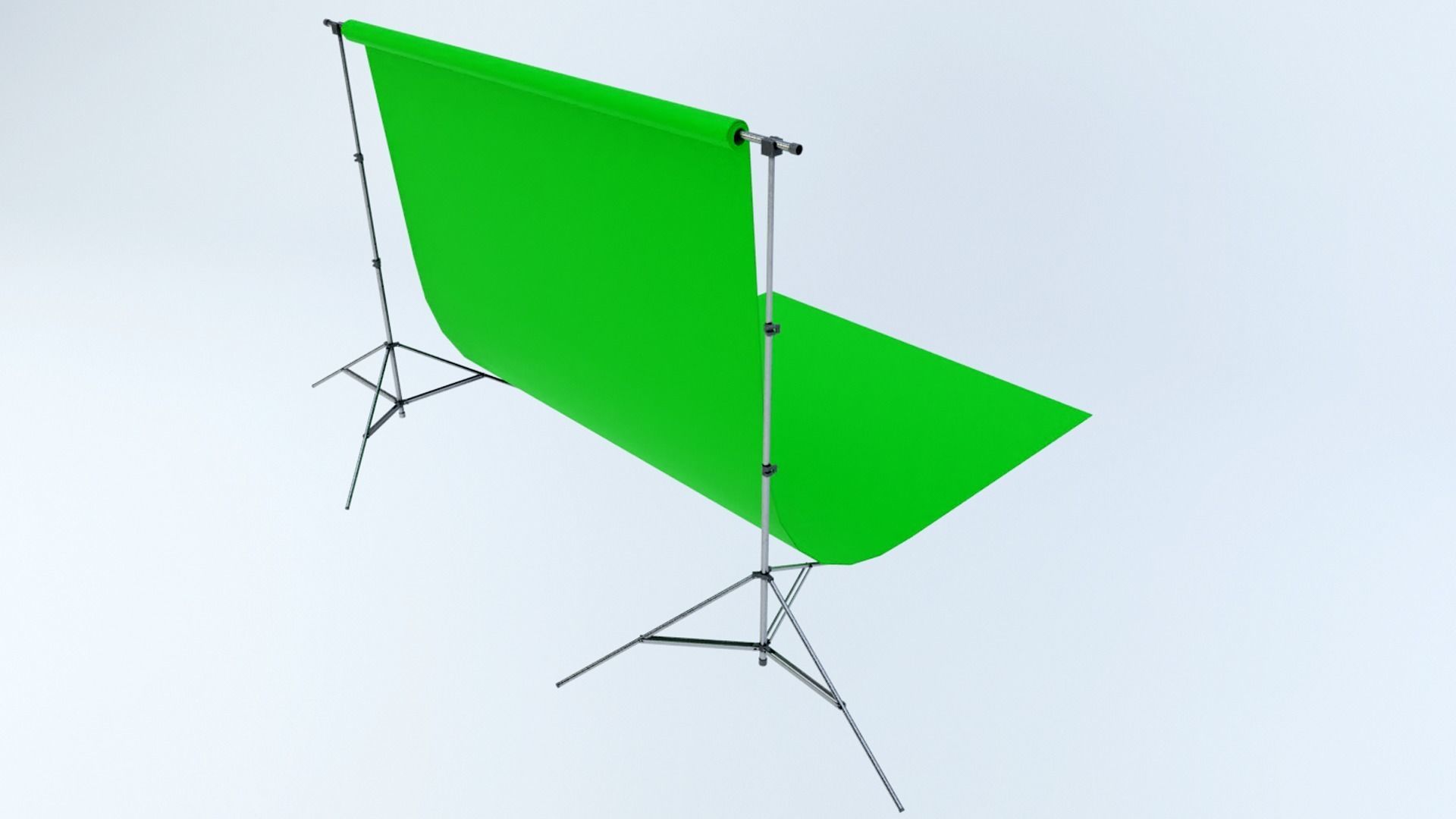 3D model Greenscreen - Green Screen Backdrop VR / AR / low-poly | CGTrader