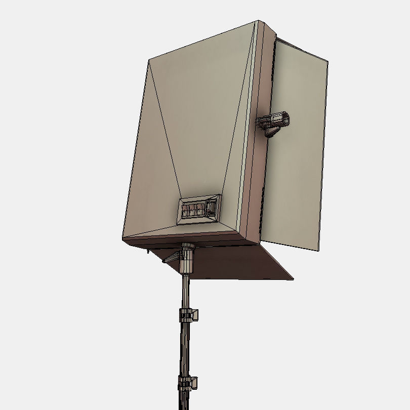 3D model Collection of Low Poly PBR Studio Camera Props VR / AR / low ...