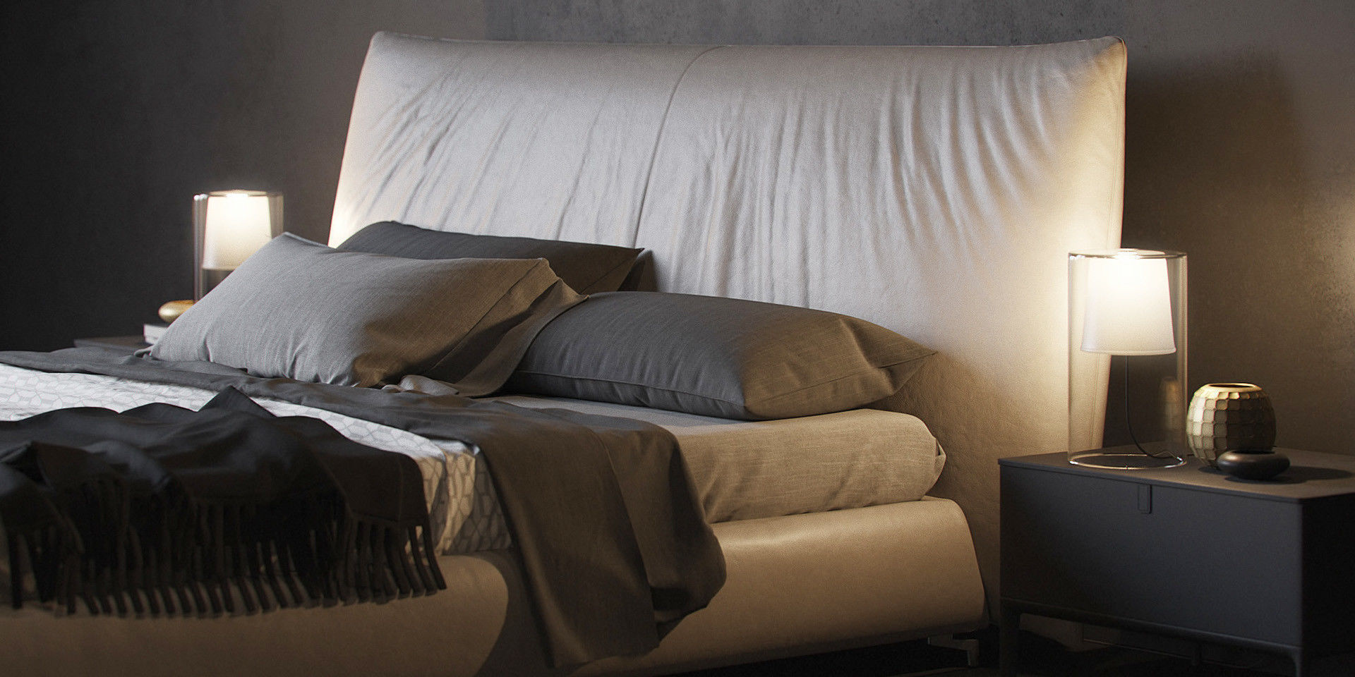 Alivar suite bed 3D model | CGTrader