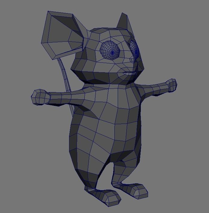3D model mouse VR / AR / low-poly | CGTrader