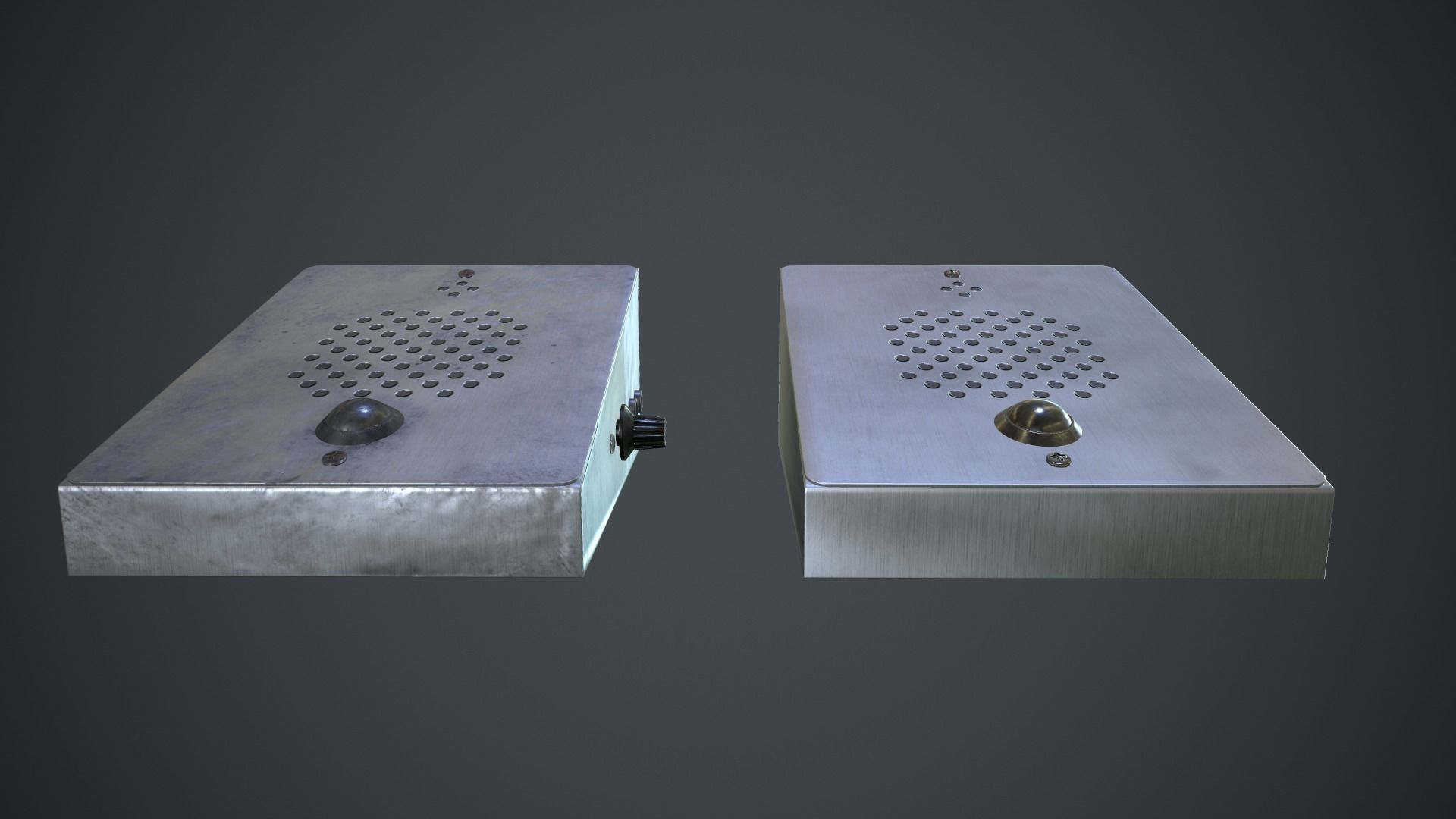 3D model Intercom Station PBR Game Ready VR / AR / low-poly | CGTrader