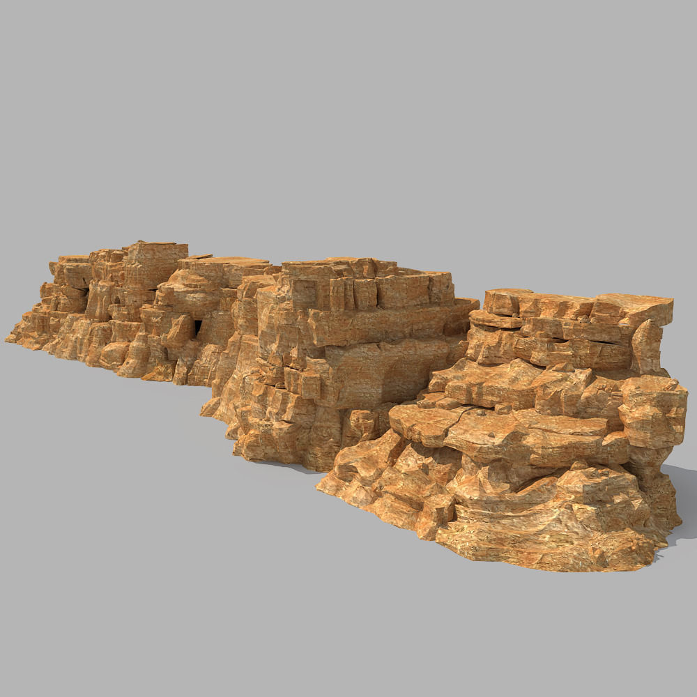 Desert Rock 3D model | CGTrader