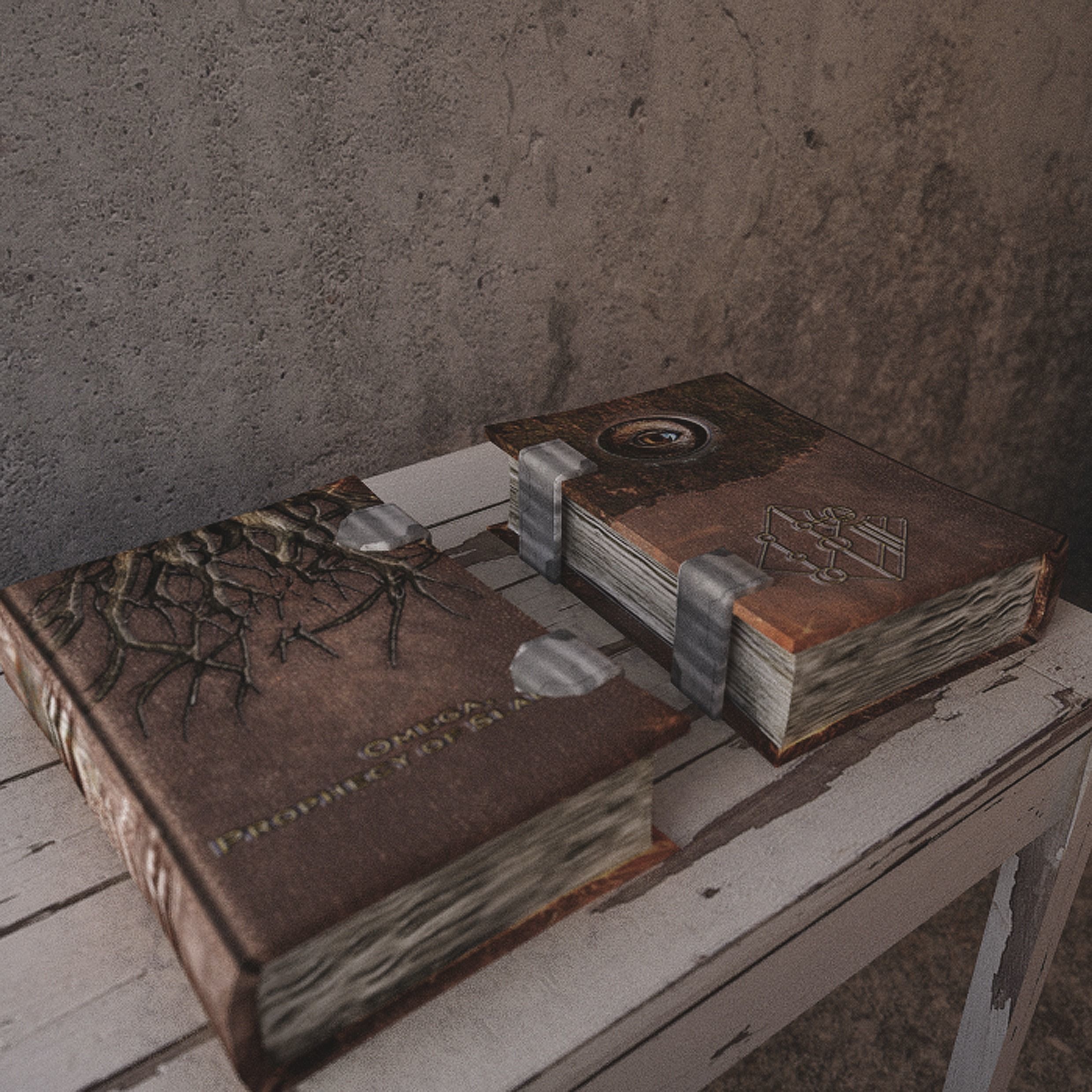 Spell Book Scene 3D model | CGTrader
