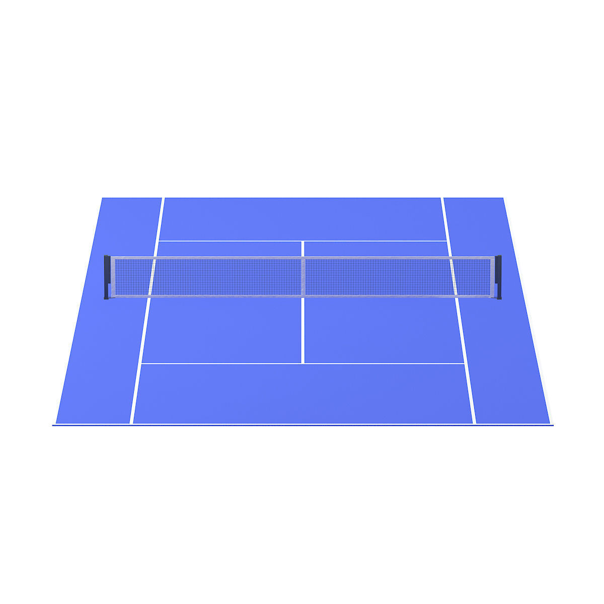 Tennis Court 3D model animated | CGTrader