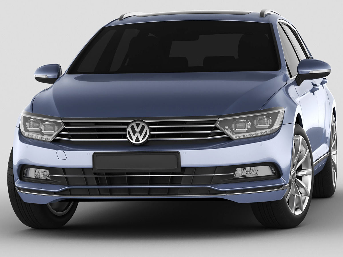 VW Passat Variant 2015 3D model | CGTrader