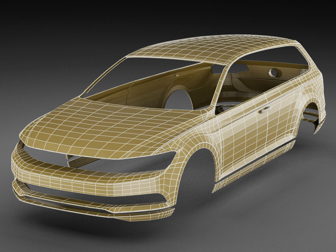 VW Passat Variant 2015 3D model | CGTrader