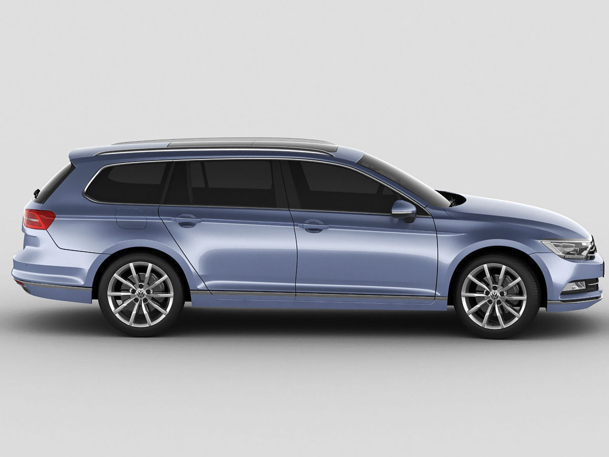 VW Passat Variant 2015 3D model | CGTrader