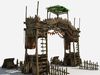 Gate Guard Tower 3D model | CGTrader