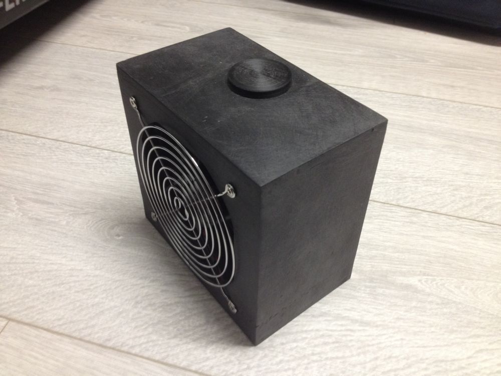 DIY FAN WITH 3D PRINTED ENCLOSURE free 3D model 3D printable | CGTrader