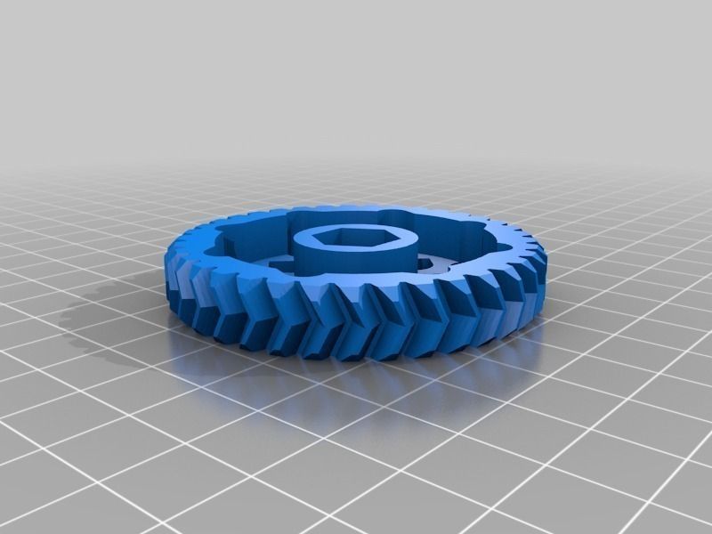 Eckstruder Herringbone gears free 3D model 3D printable | CGTrader