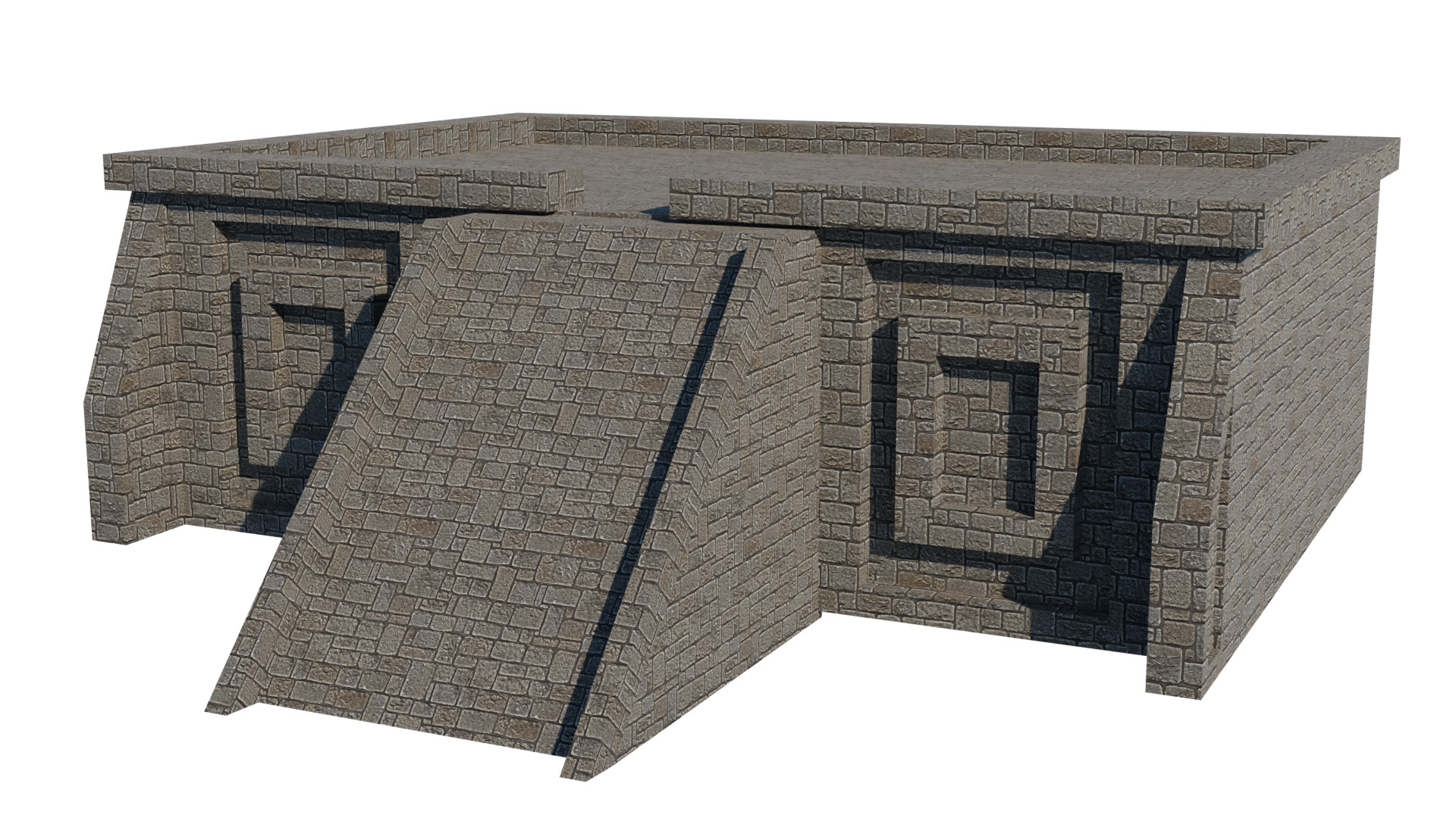 3D model Mayan Temple VR / AR / low-poly | CGTrader
