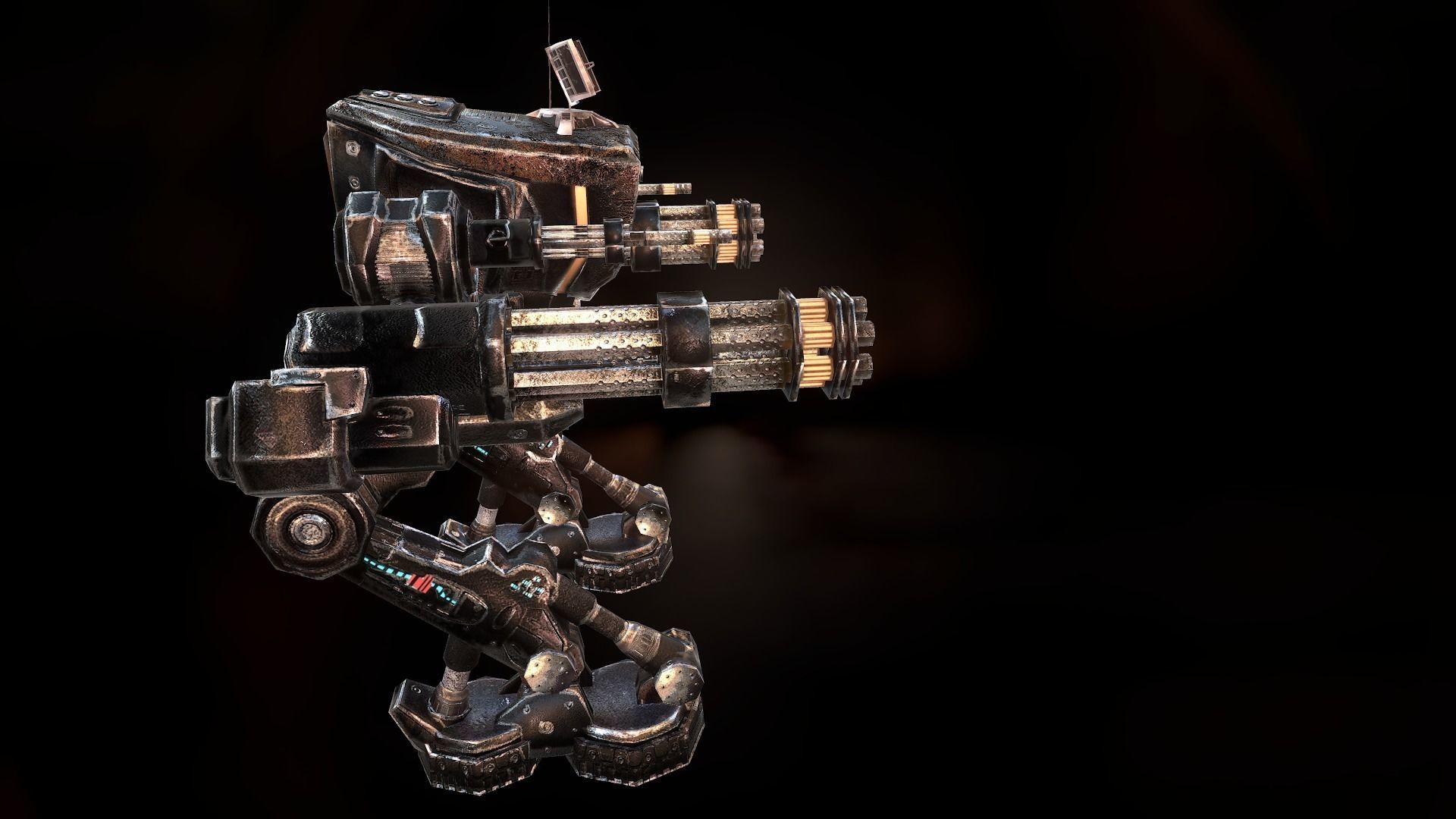 3D model Robot Destroyer VR / AR / low-poly rigged animated | CGTrader