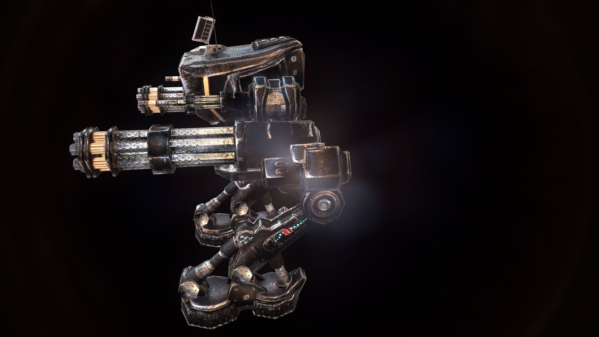 3D model Robot Destroyer VR / AR / low-poly rigged animated | CGTrader