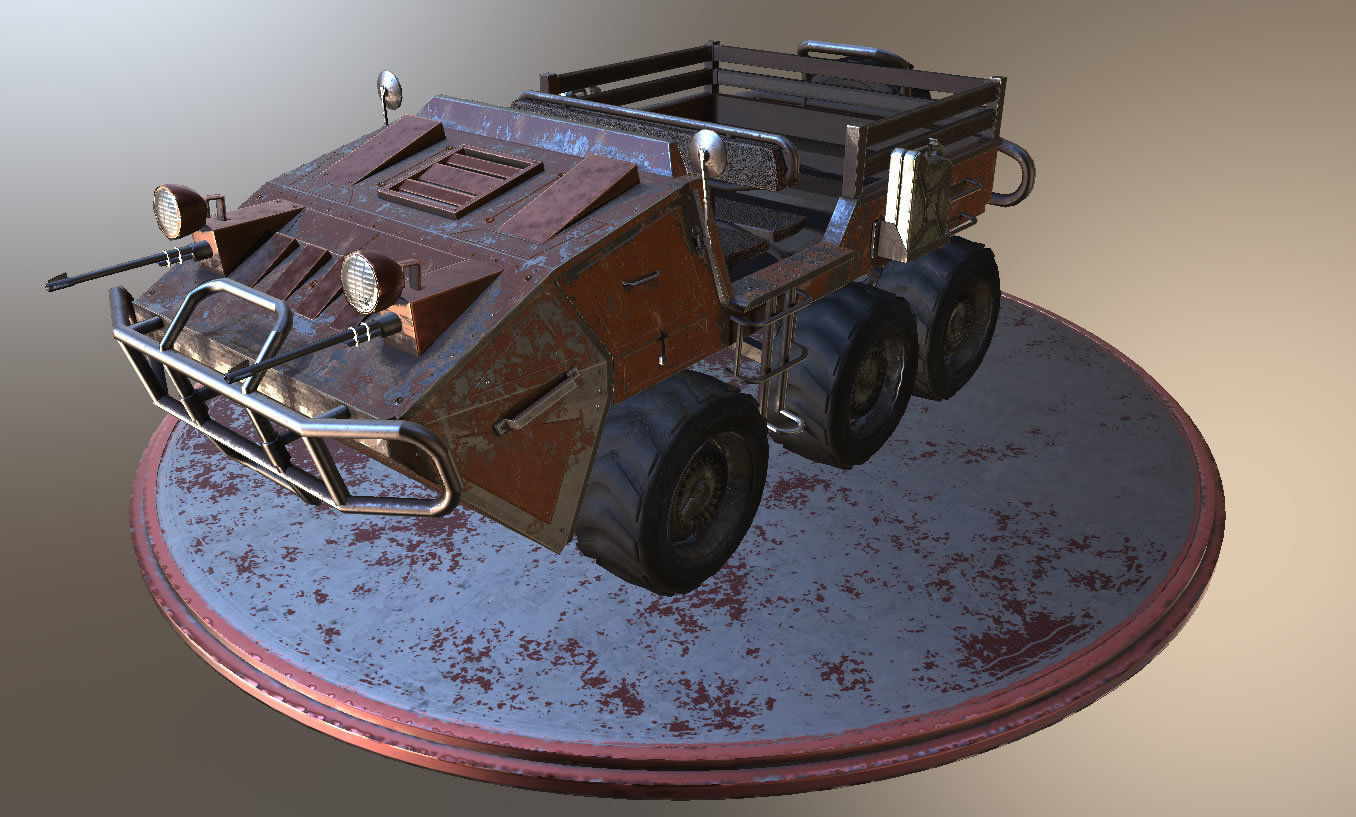 3D model Thunder Transporter VR / AR / low-poly | CGTrader