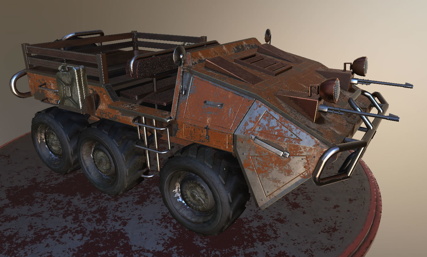 3D model Thunder Transporter VR / AR / low-poly | CGTrader