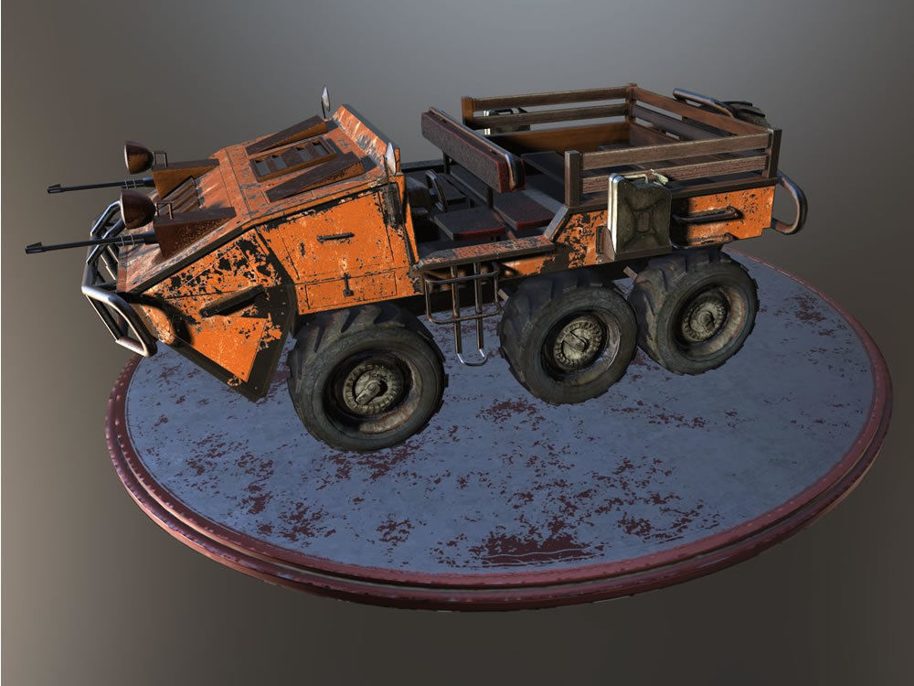 3D model Thunder Transporter VR / AR / low-poly | CGTrader