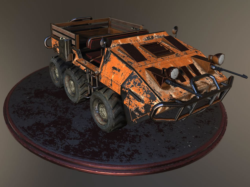 3D model Thunder Transporter VR / AR / low-poly | CGTrader