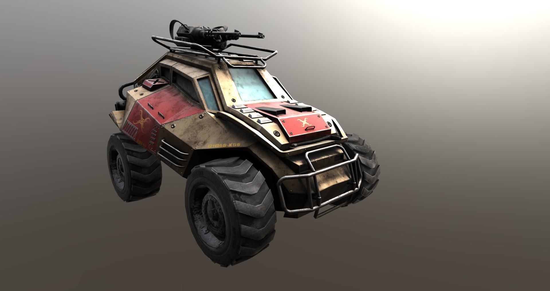 3D model Thunder HG1B VR / AR / low-poly | CGTrader