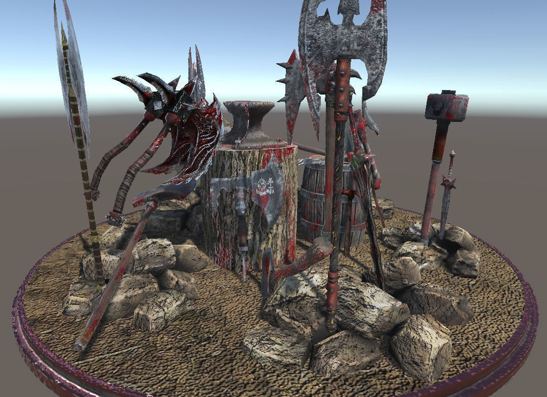 3D model Horror Weapons VR / AR / low-poly | CGTrader