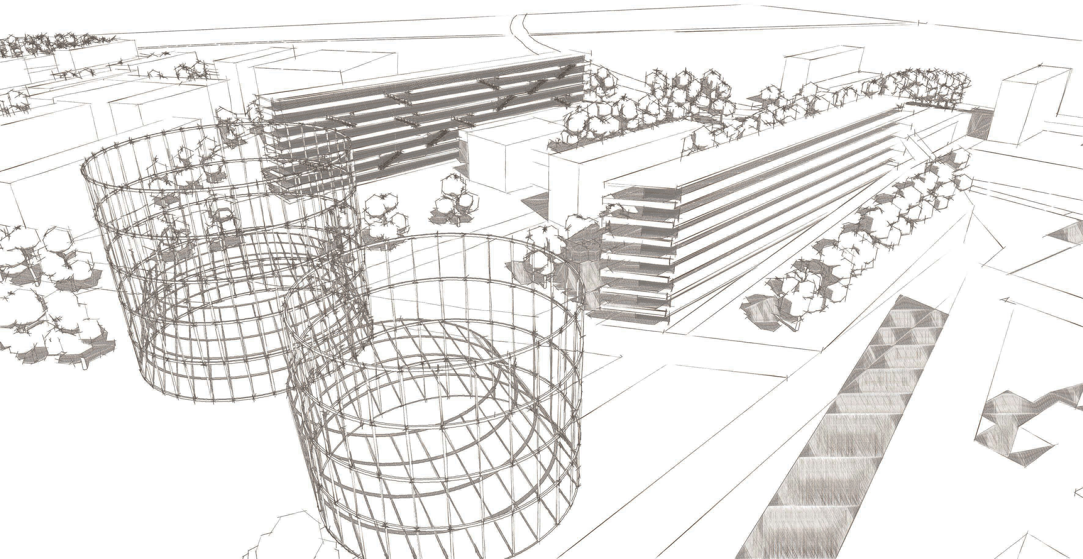 3D model Public square VR / AR / low-poly | CGTrader