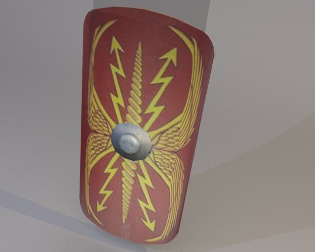 3D Model Roman Legionnaire Shield 3D model | CGTrader