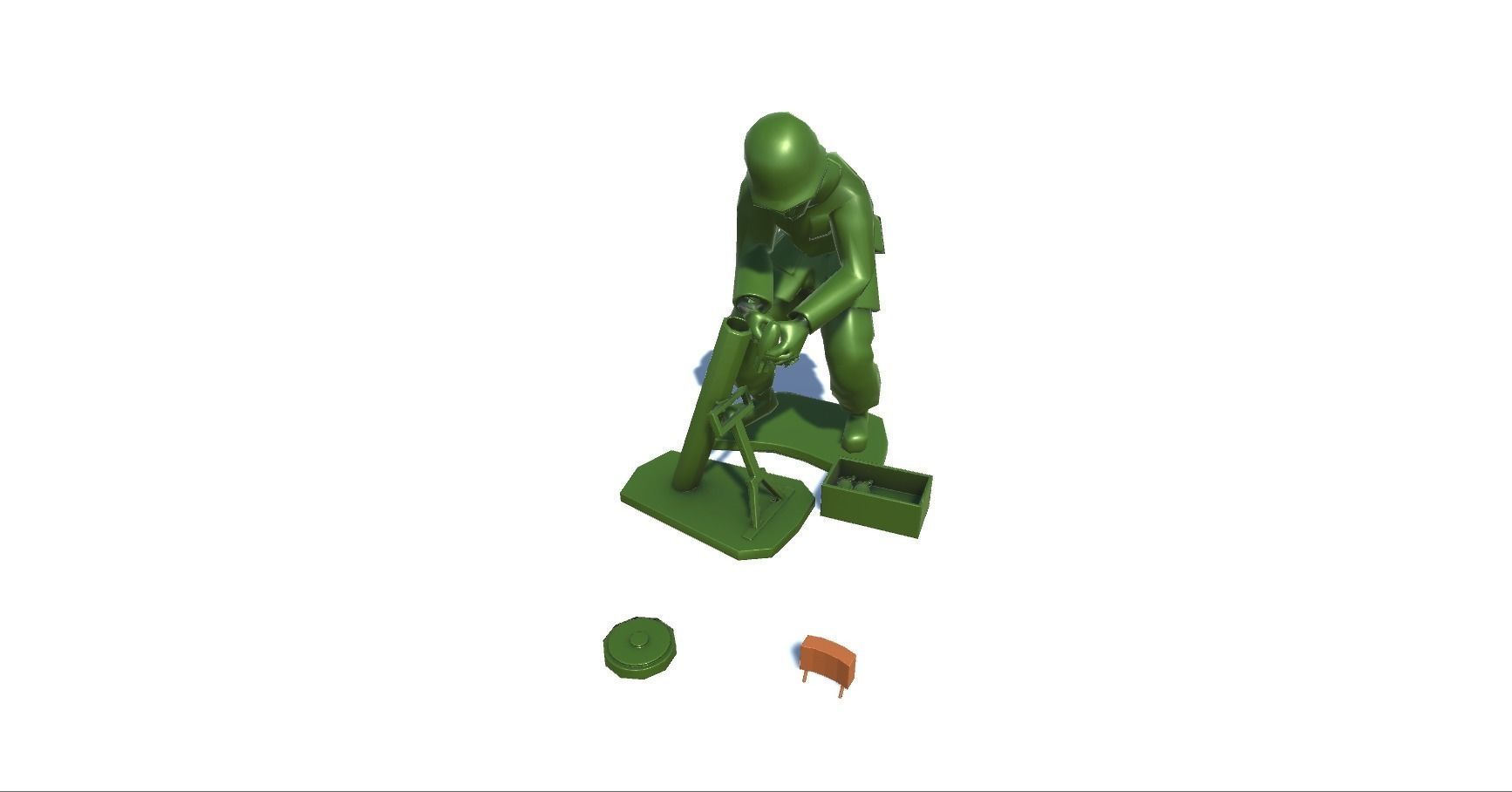 3D model Toy Soldiers VR / AR / low-poly rigged animated | CGTrader