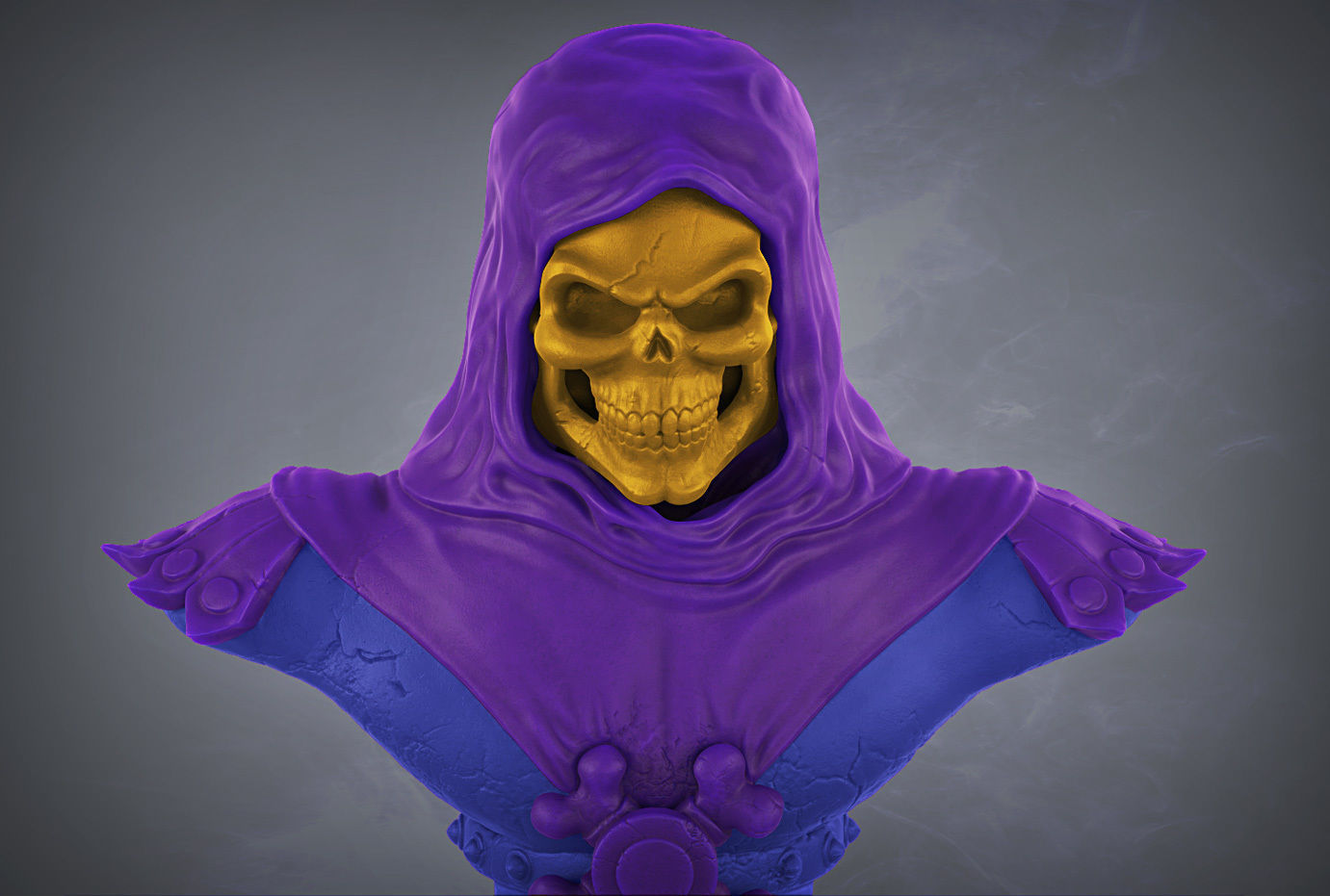 Skeletor Bust 3D model 3D printable | CGTrader