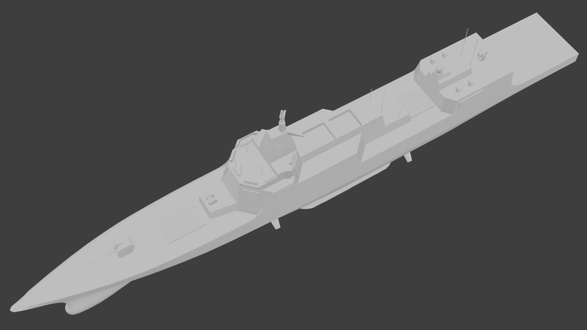 Type 055 Class Destroyer 3D model | CGTrader