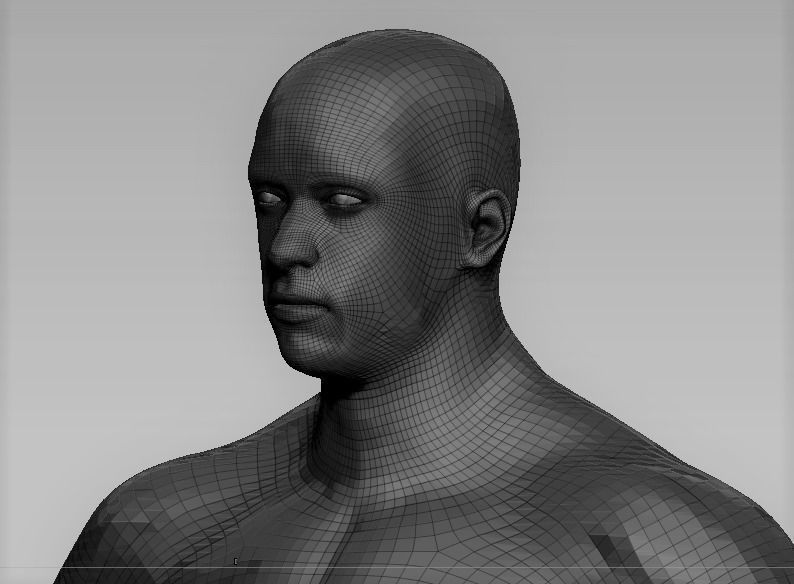3D model Base man VR / AR / low-poly | CGTrader