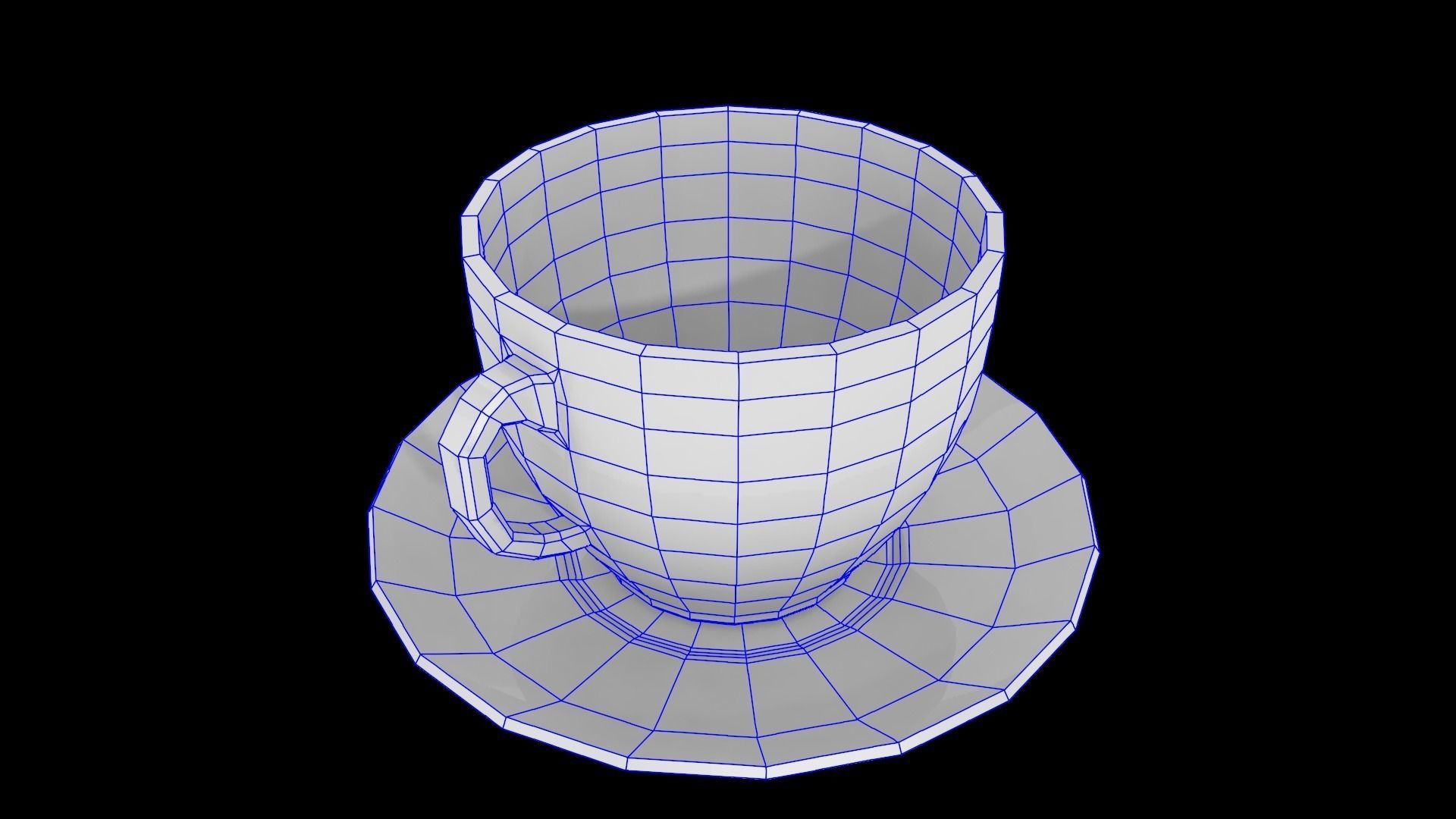 3D model Teacup and Saucer VR / AR / low-poly | CGTrader
