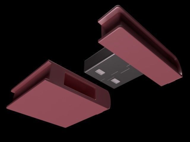 USB Stick in an Old Book 3D model | CGTrader