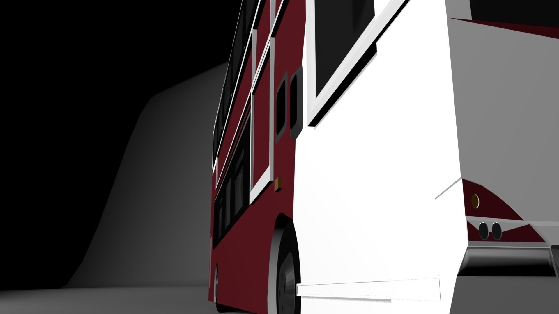 Edinburgh Bus free 3D model | CGTrader