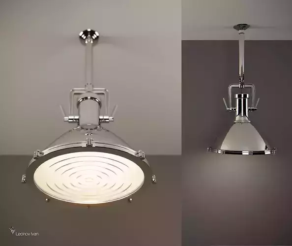 Benson Pendant Extra-Wide 3D model | CGTrader