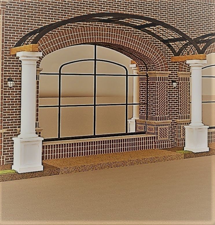 ARCHED WINDOW STOREFRONT FULL HEIGHT 3D model | CGTrader