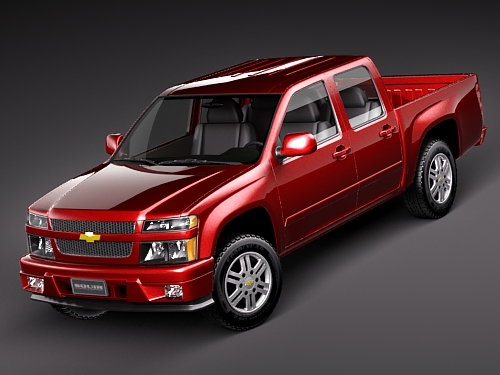 Chevrolet Colorado crew cab 3D Model 3D model | CGTrader