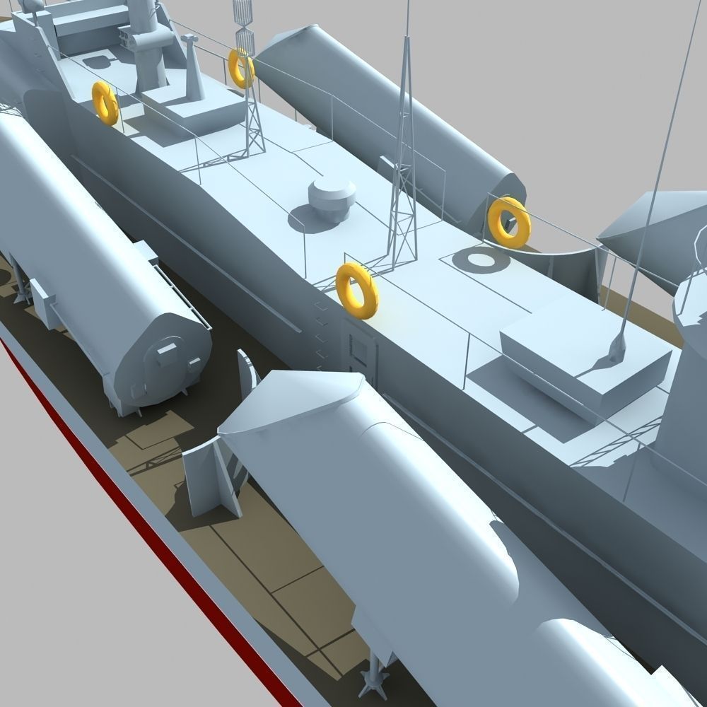 Russian OSA Class Missile Boat 3D model | CGTrader