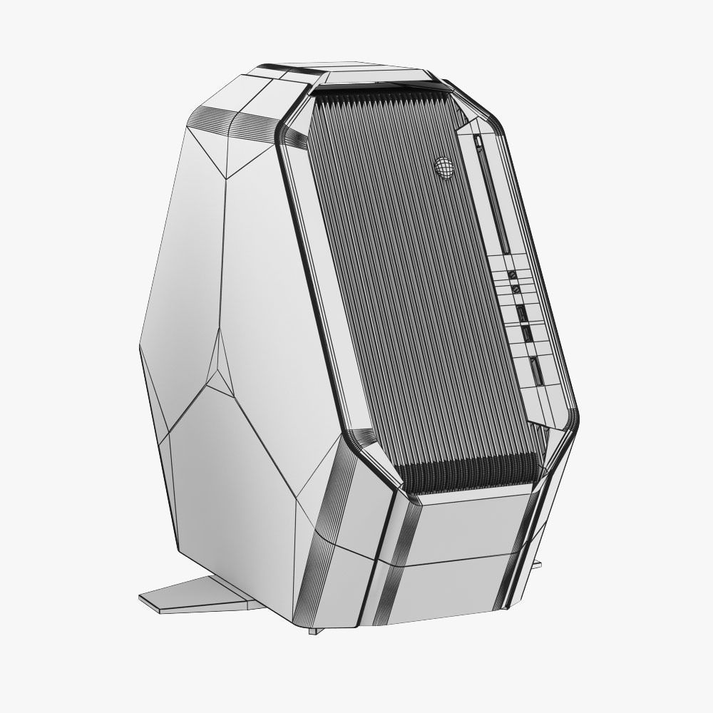 Dell Alienware Area 51 R2 case 3D model | CGTrader