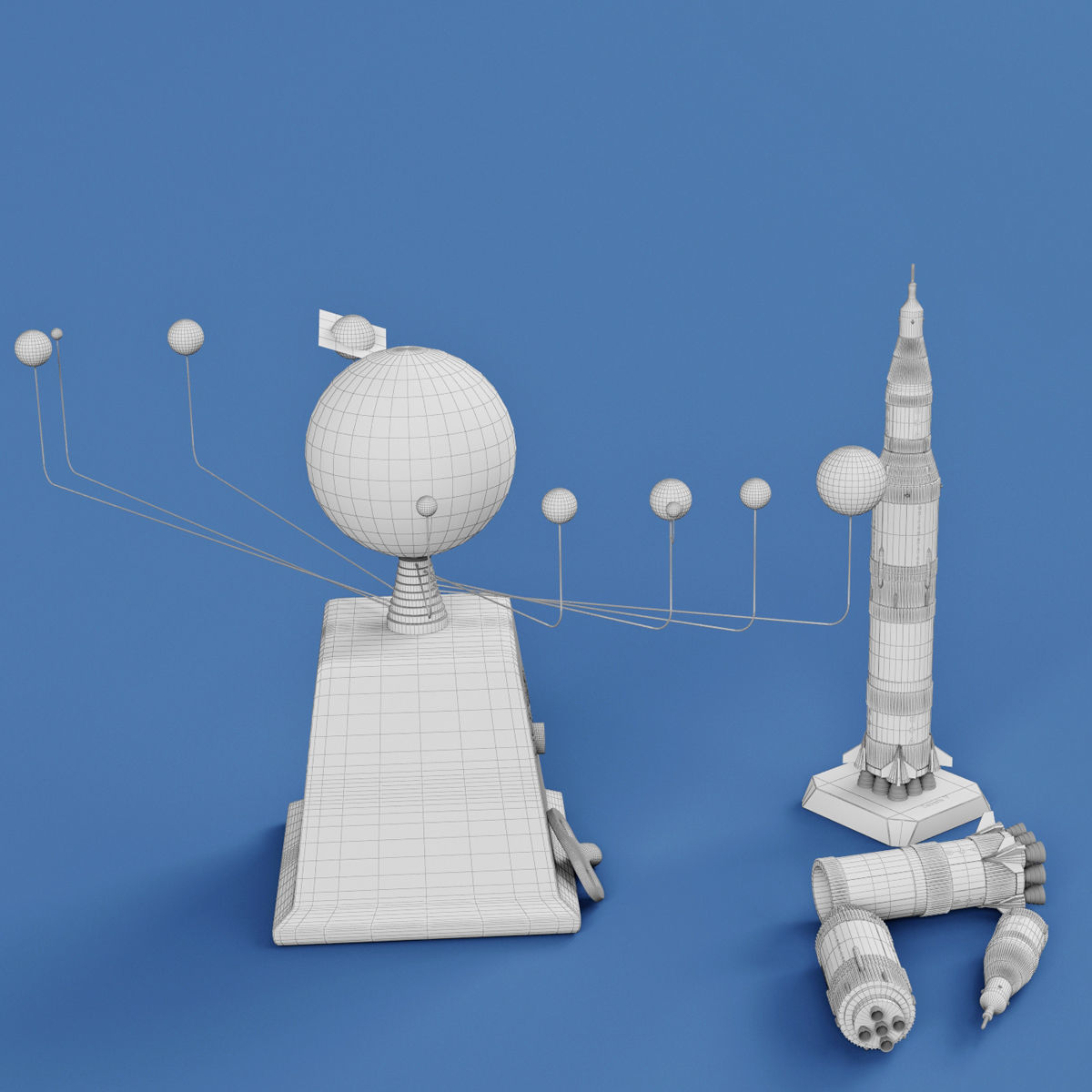 New Ray rocket 3D model | CGTrader
