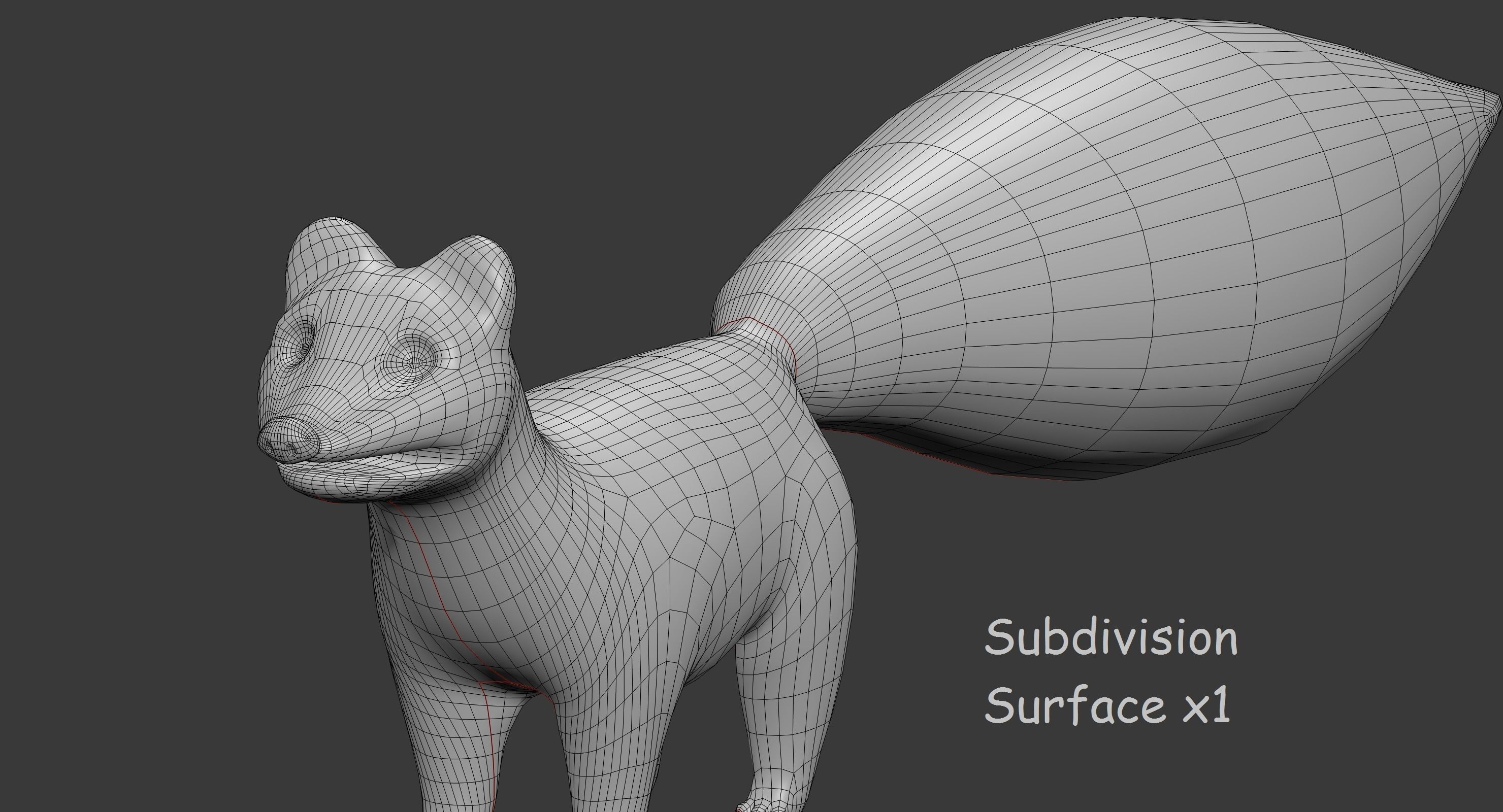 3D model Cartoon skunk VR / AR / low-poly | CGTrader