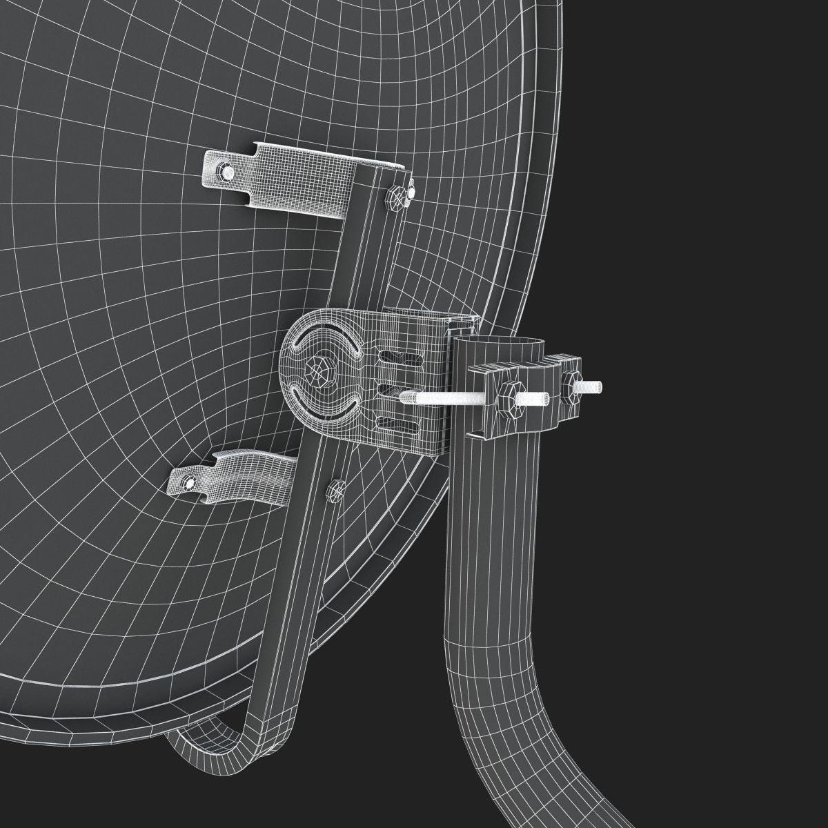 Home Satellite Dish 3D model | CGTrader