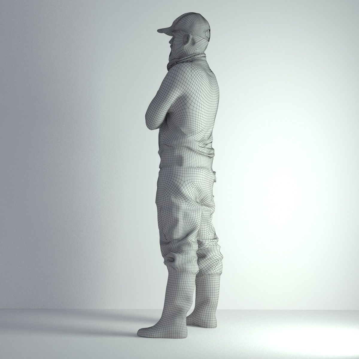 3D Scan Man Worker Safety 019 3D model | CGTrader