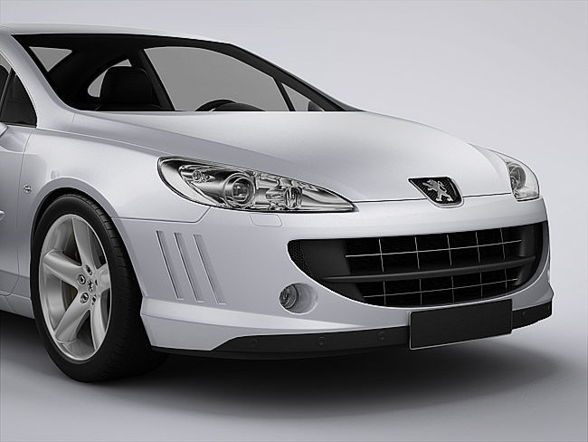 Peugeot 407 Coupe 2013 3D model | CGTrader