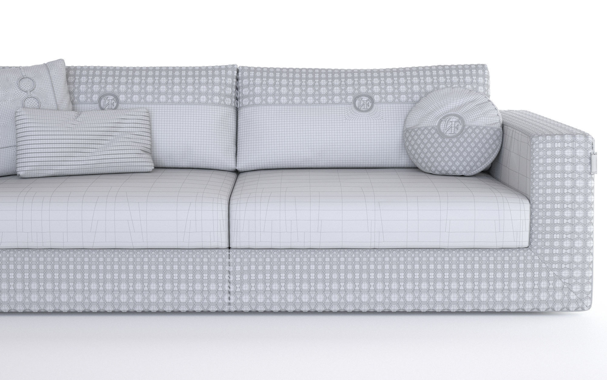 Sofa Appiani vittoria frigerio 3D model | CGTrader
