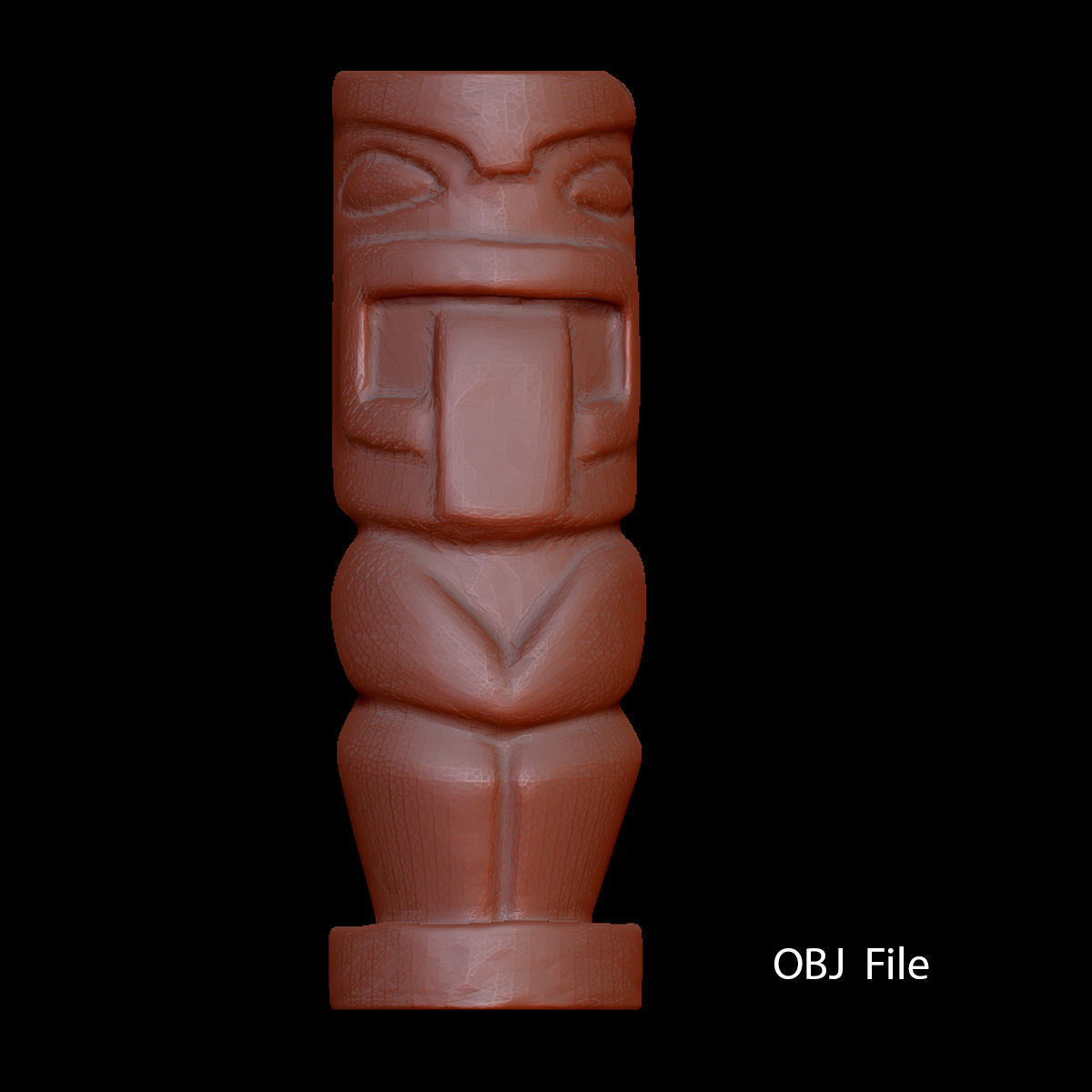 Ancient Totem 3D model 3D printable | CGTrader