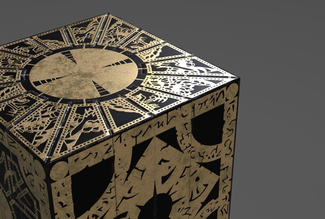 3D model Hellraiser puzzle box lament configuration VR / AR / low-poly ...