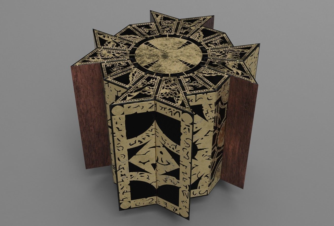 3D model Hellraiser puzzle box lament configuration VR / AR / low-poly ...