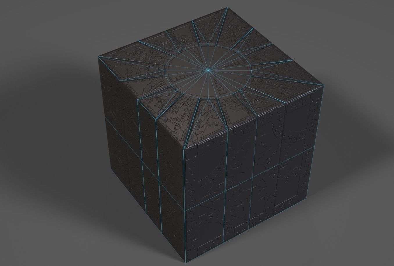 3D model Hellraiser puzzle box lament configuration VR / AR / low-poly ...