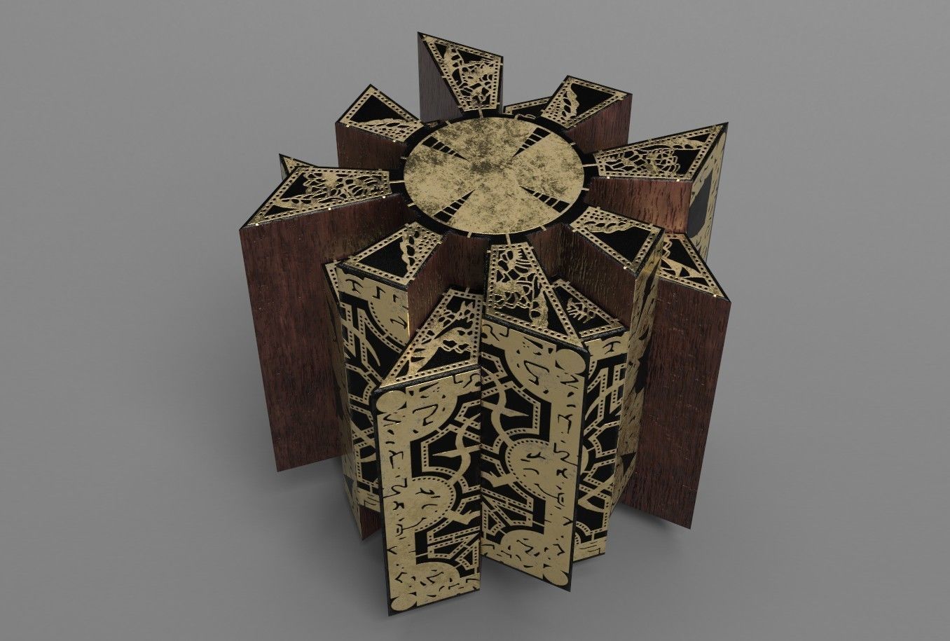 3D model Hellraiser puzzle box lament configuration VR / AR / low-poly ...